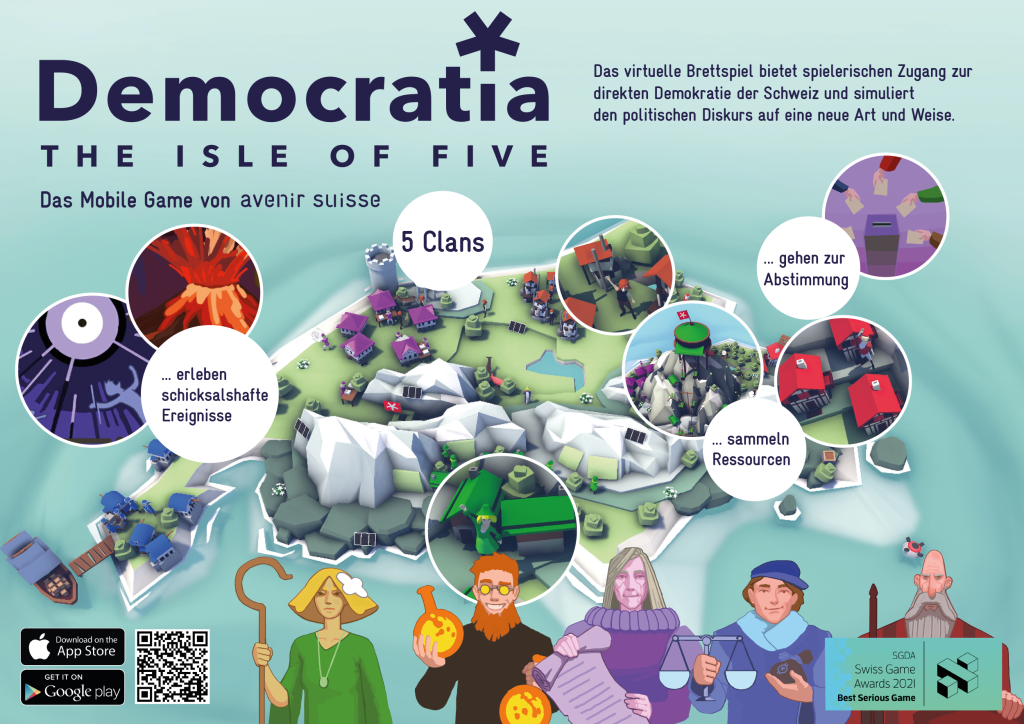Democratia – The Isle of Five - Avenir Suisse