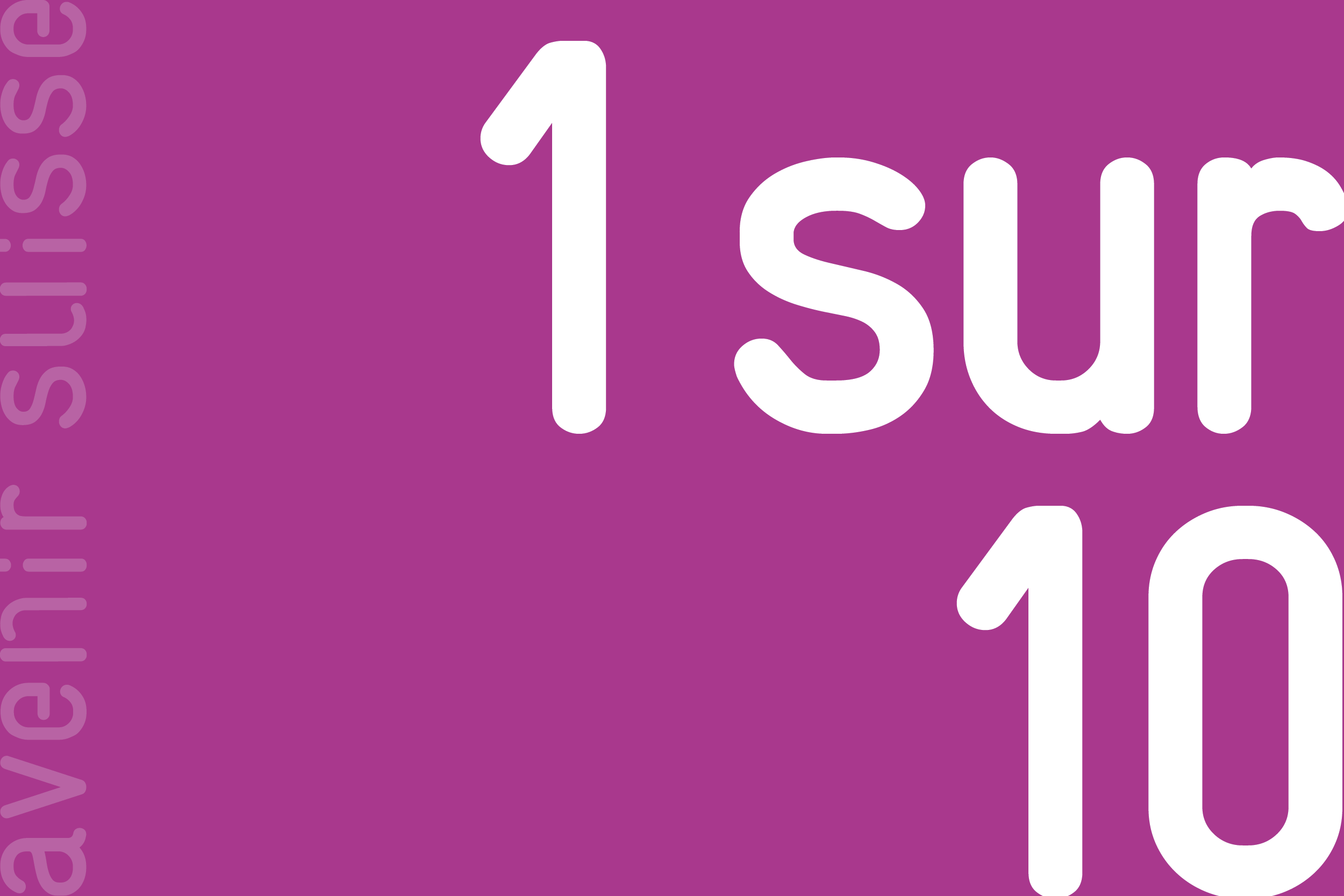 Le chiffre 1 sur 10 - Avenir Suisse