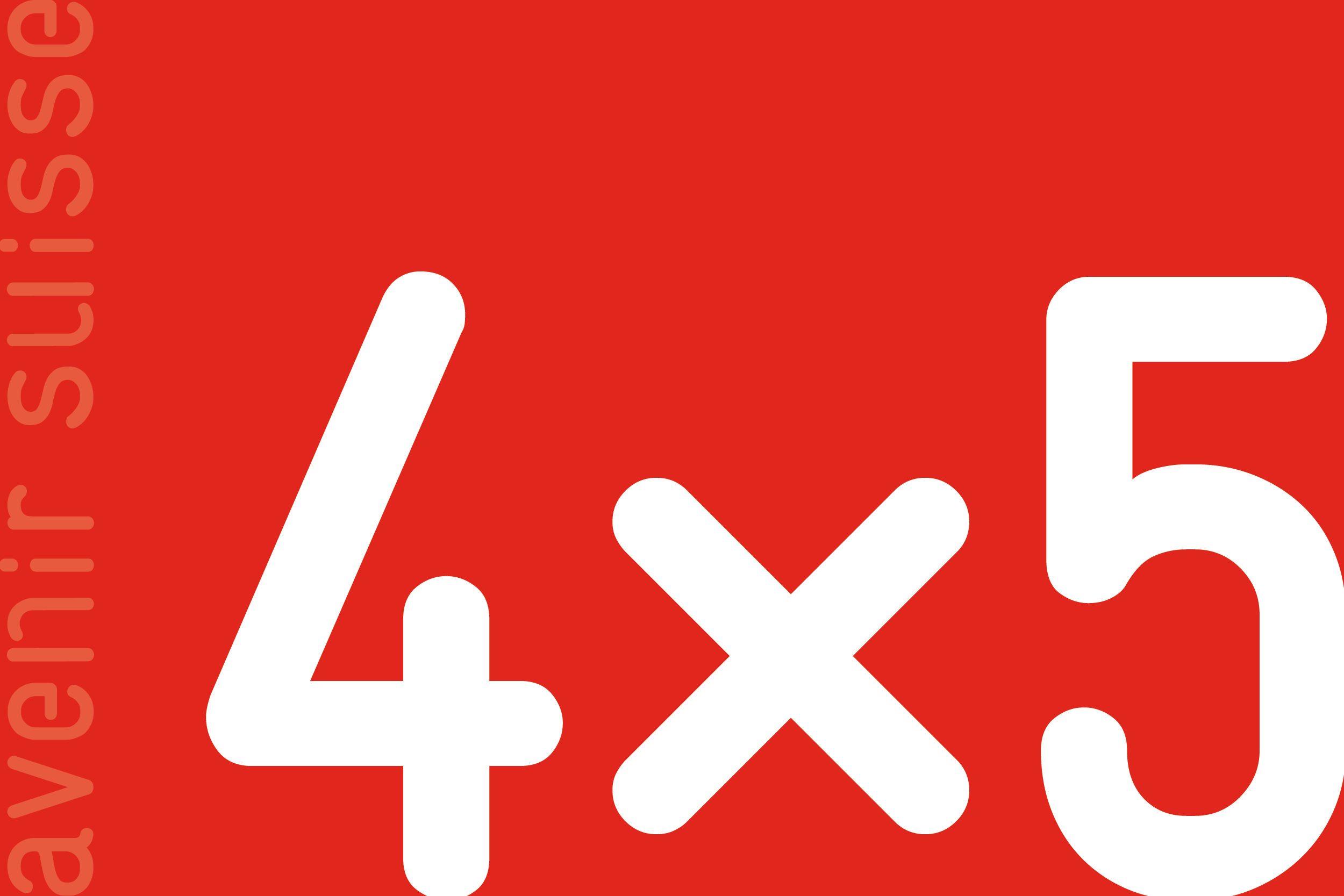 Die Zahl 4 X 5 - Avenir Suisse