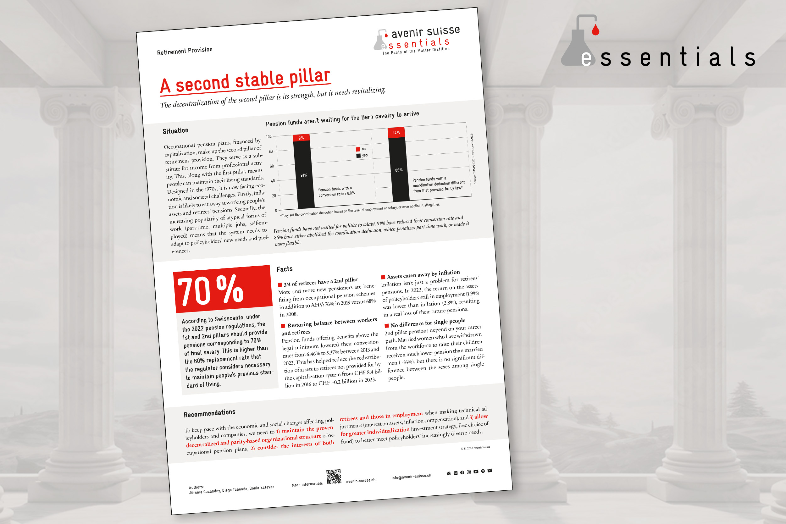 A Second Stable Pillar - Avenir Suisse