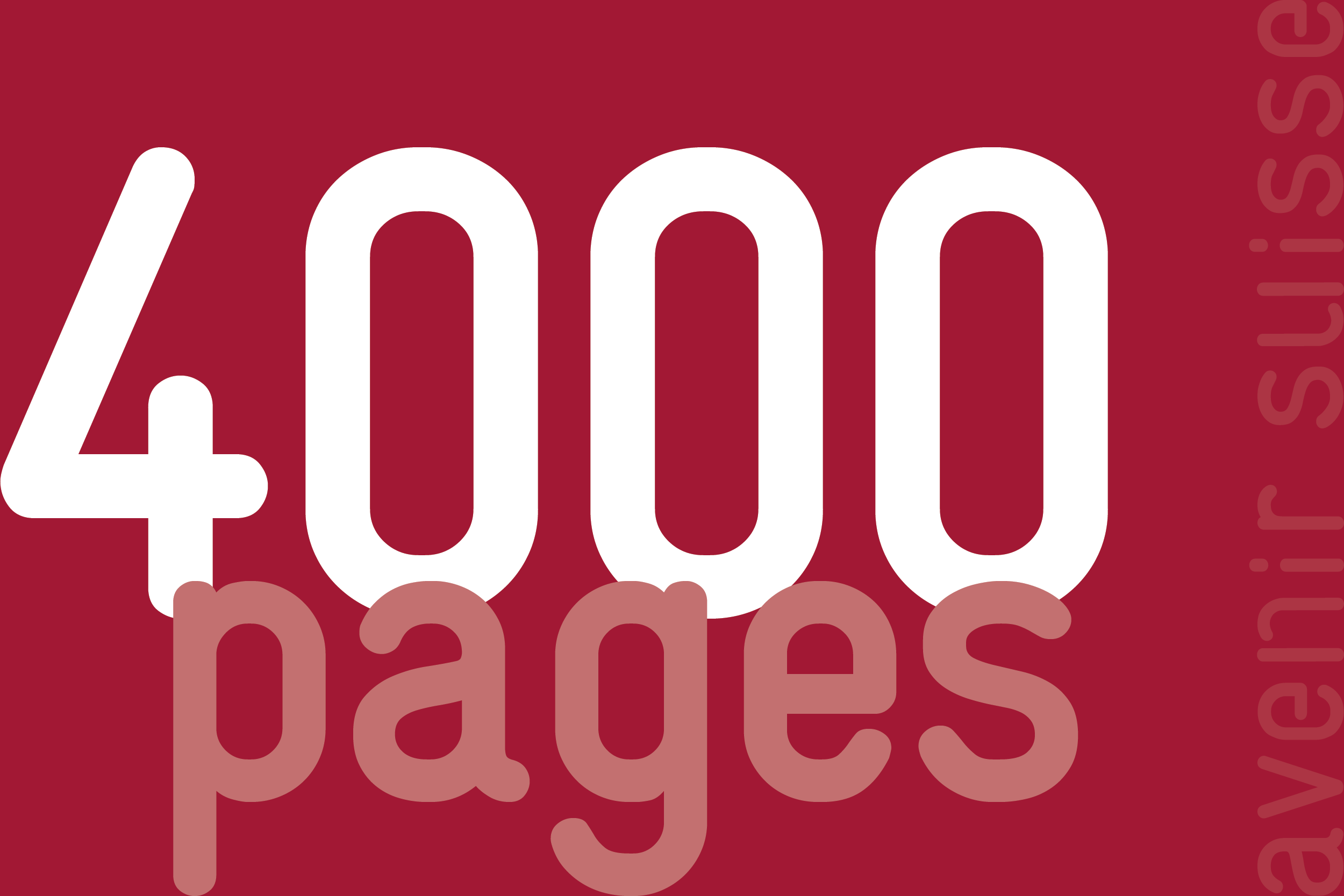 Le chiffre 4000 pages agriculture - Avenir Suisse