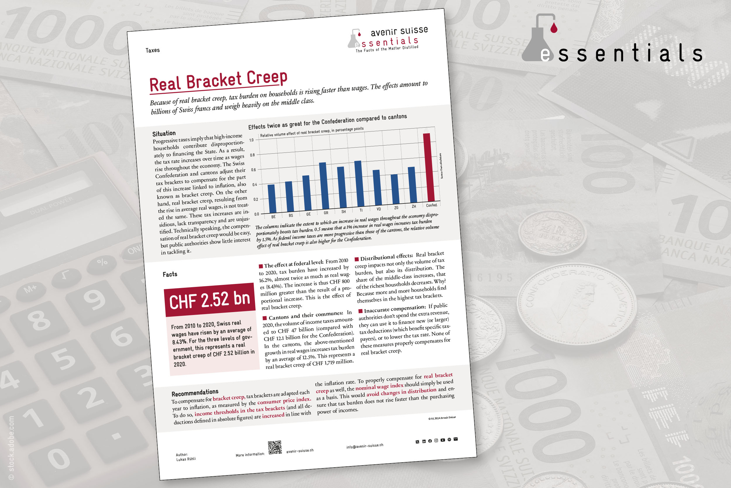 Real Bracket Creep - Avenir Suisse
