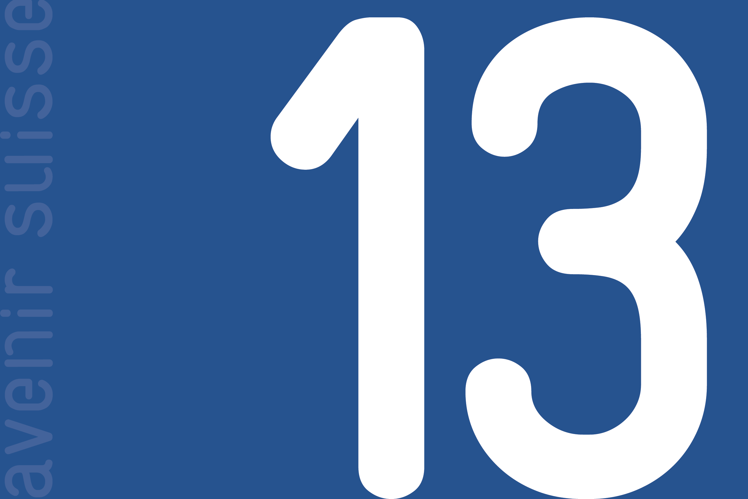 Le chiffre 13 aciéries - Avenir Suisse